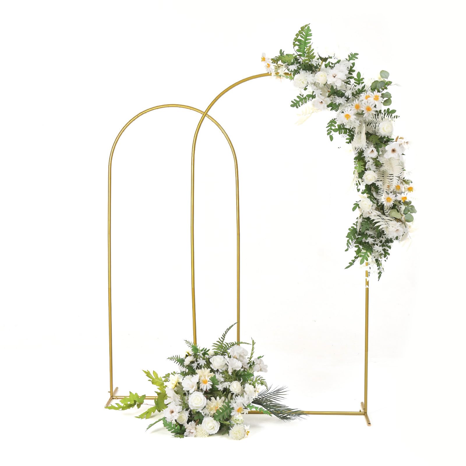 Fullvaseer Gold Wedding Arch Backdrop Stand forParty,Metal Wedding Arch ...