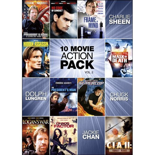 Amazon.com: 10-Movie Action Pack V.2 by Echo Bridge Home Entertainment ...