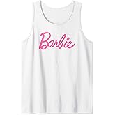 Amazon.com: Barbie - Barbie Pink Logo Tank Top : Clothing, Shoes & Jewelry