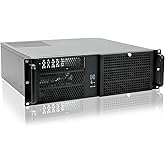 Amazon.com: RackChoice Micro ATX (8x3.5 HDD/Mini-ITX 3U Rackmount server Chassis,with 2x120mm ...