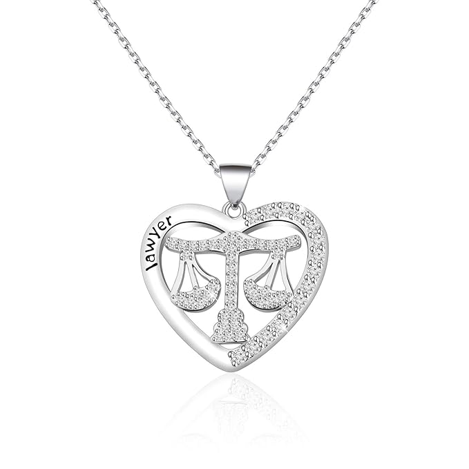 Buy HOLLP Lawyer Gifts Law Judge Student Graduation Jewelry Scales of ...