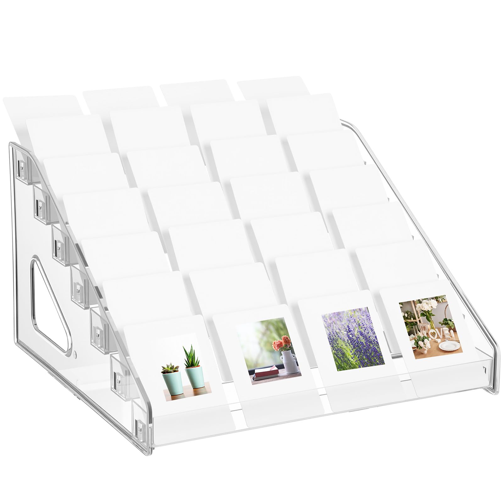 RattanView 7 Tier Acrylic Card Display Stand for Vendors Retail, 12 ...