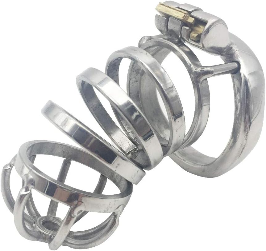 Amazon.com: Men's Metal Device Lock cage Lock Silver (45mm): Health ...