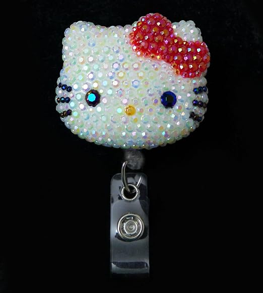 Amazon.com : LOVEKITTY 3D Hello Cutie Blinged Out Kitty Inspired ...