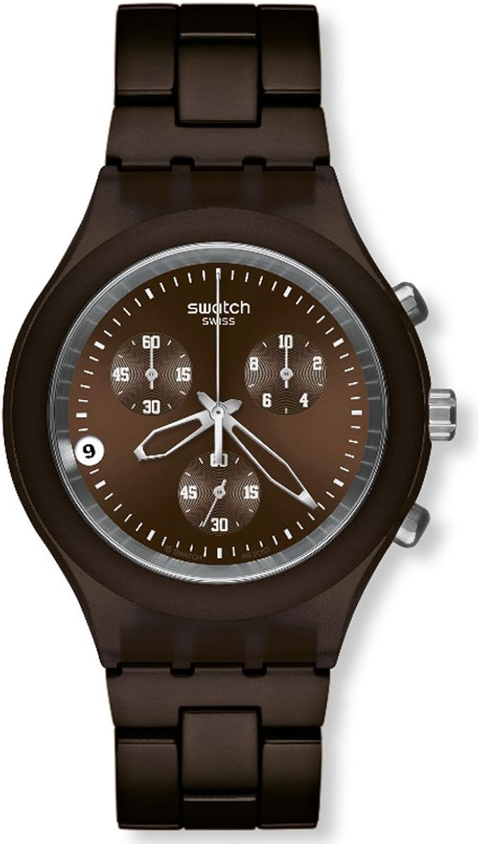 Amazon | [スウォッチ]SWATCH 腕時計 Diaphene Chrono(ディアファン クロノ) FULL BLOODED ...