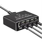 Amazon.com: LIEZHUA Ethernet Splitter 1 to 4 - Network Splitter with ...