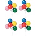 Amazon.com: Oasis Supply Balloon Cluster Cake and Cupcake Topper, 5 ...