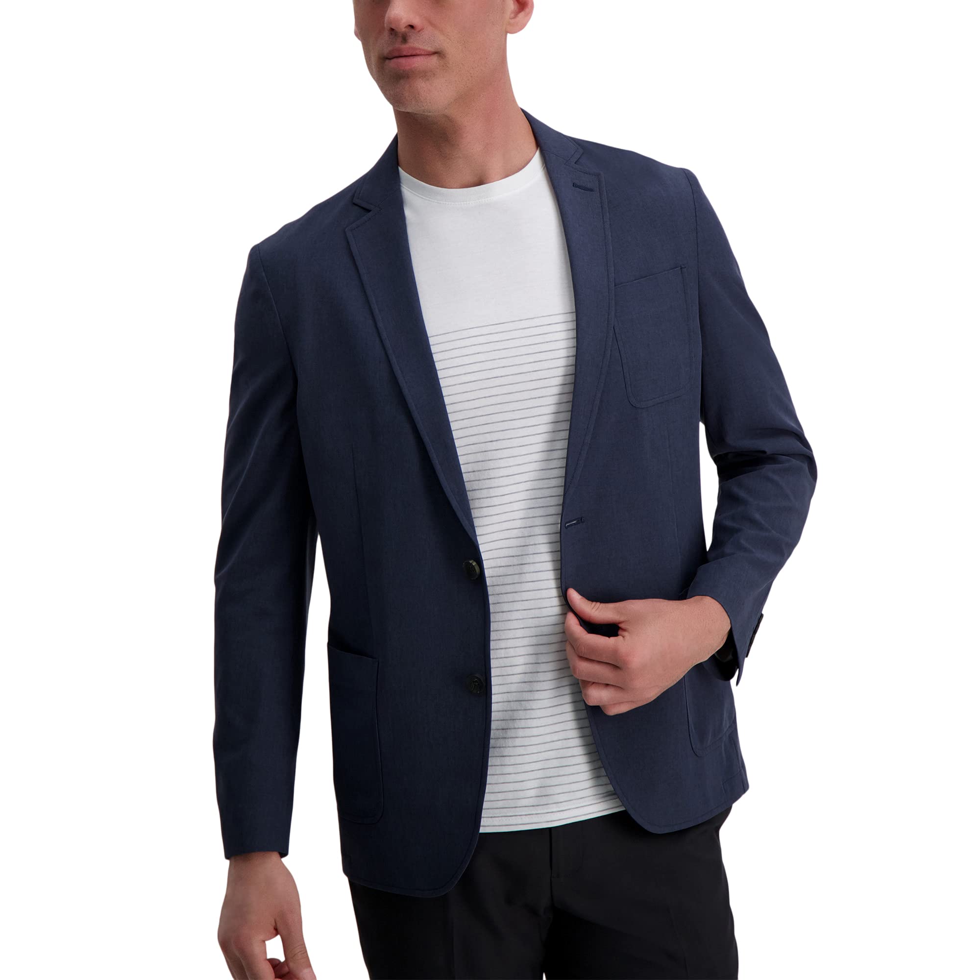 Mua Haggar Men's Smart Wash? Performance Blazer & Jackets Heather Navy ...