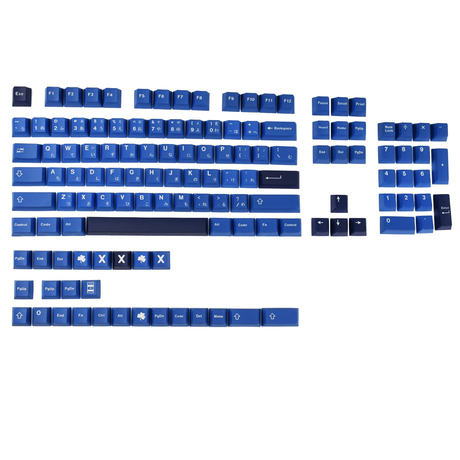 Mua MOLGRIA PBT Striker Keycaps, 129 Set Blue Keycaps Cherry Profile ...