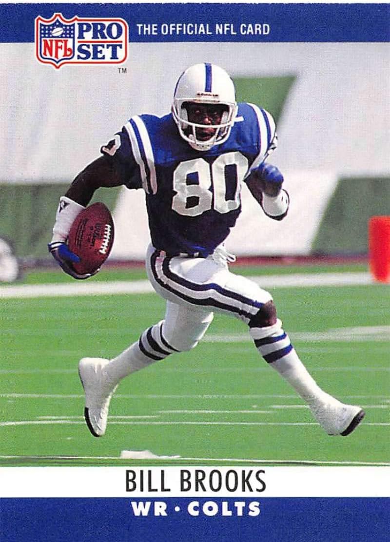 Amazon.com: 1990 Pro Set Football #131 Bill Brooks Indianapolis Colts ...