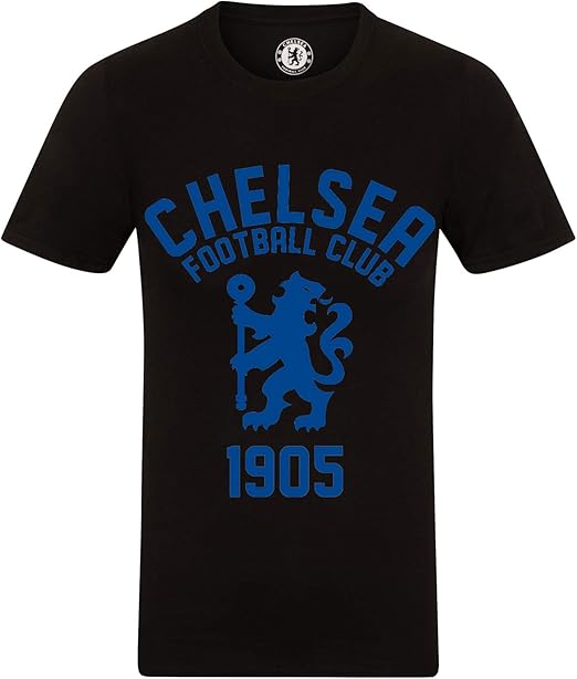 Chelsea FC Official Football Gift Mens Graphic T-Shirt: Amazon.co.uk ...