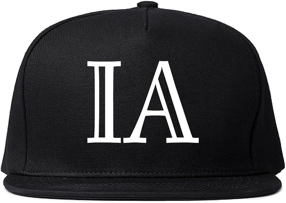 Amazon.com: IA Iowa High Fashion Typography State Snapback Hat Cap ...