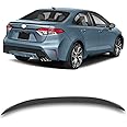 Amazon.com: SCITOO Spoiler Wing Fits for 2020-2022 for Toyota Corolla Matte Black Rear Trunk ...