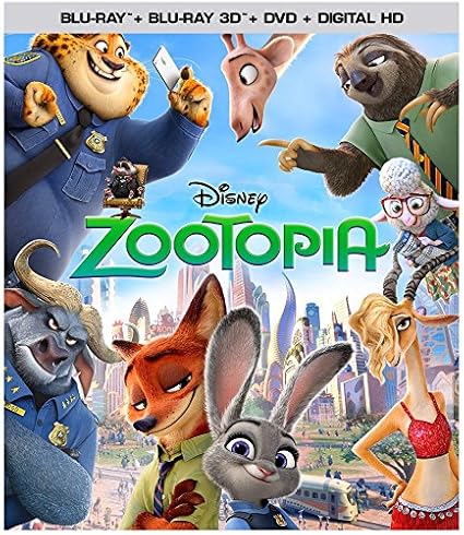 Amazon.com: Zootopia (3D/BD/DVD/Digital HD) [Blu-ray]: Ginnifer Goodwin ...