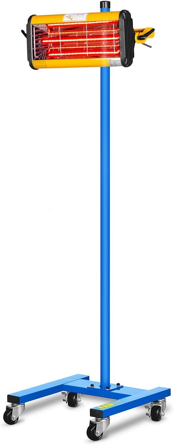 MSW IR-DRYER1000 Infrared Paint Dryer Drying Lamp (1100 W, 1 Lamp, 40 ...