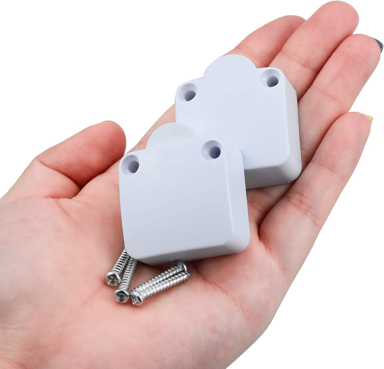 2 Pack Cupboard Light Switch Surface Push to Break Door Light Switch 2a ...