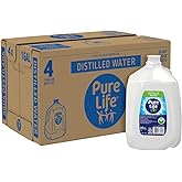 Amazon.com: Pure Life Distilled Water, 1-Gallon, Plastic Bottled Water ...