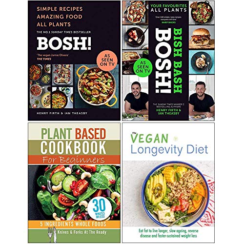Bosh Simple Recipes [Hardcover], Bish Bash Bosh [Hardcover], Plant ...