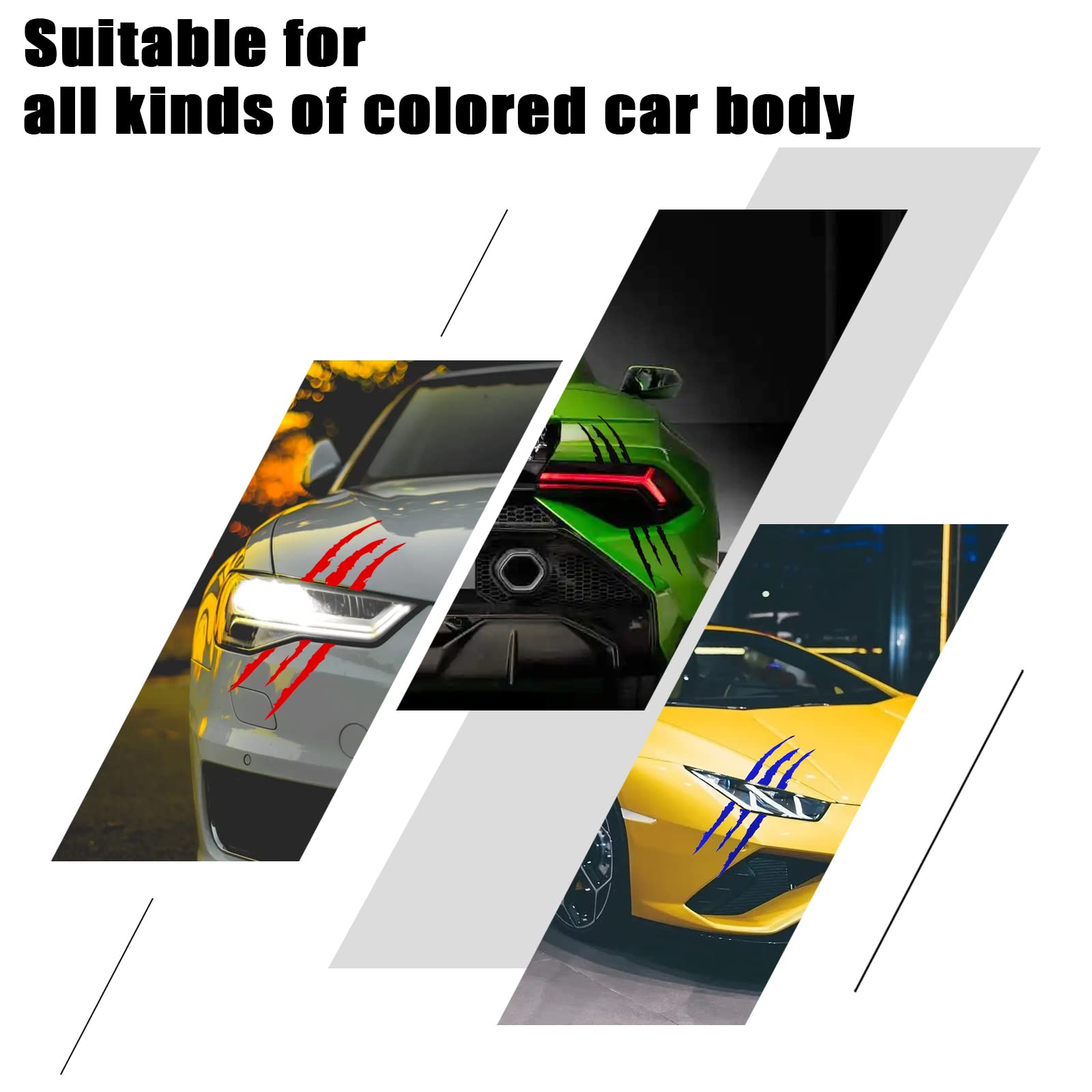 Mua Claw Marks Decal, Car Sticker-Universal, Headlight Car Sticker, Car ...