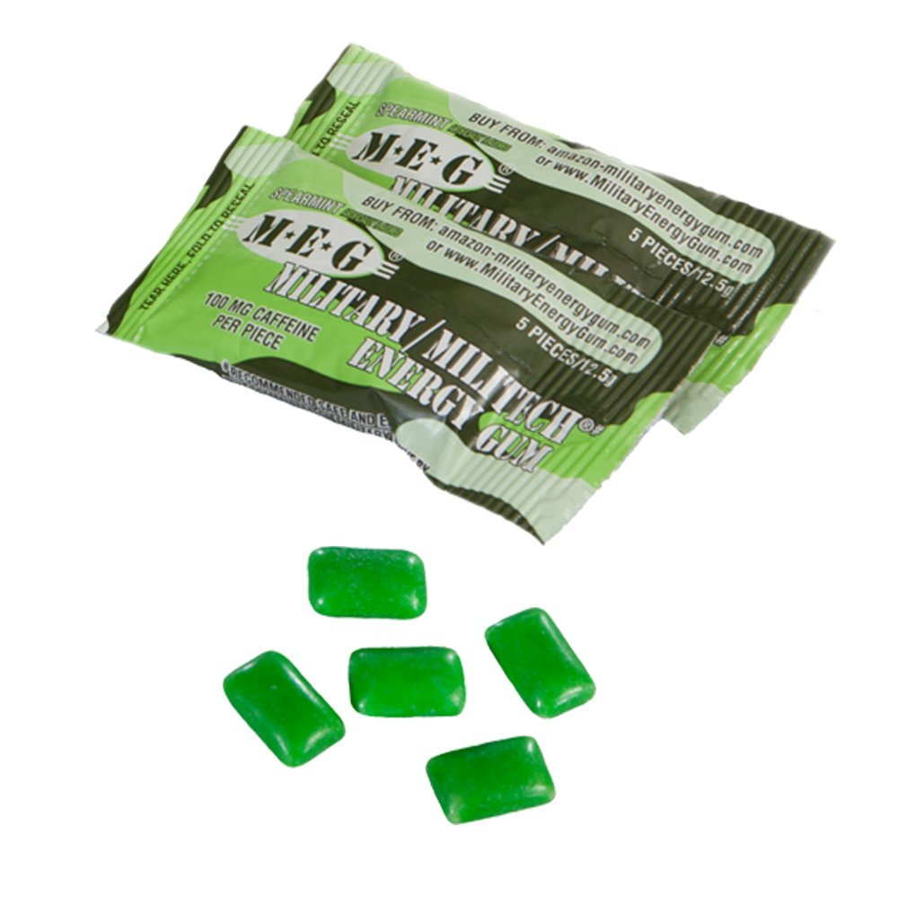 Mua MEG - Military Energy Gum | 100mg of Caffeine Per Piece + Increase ...