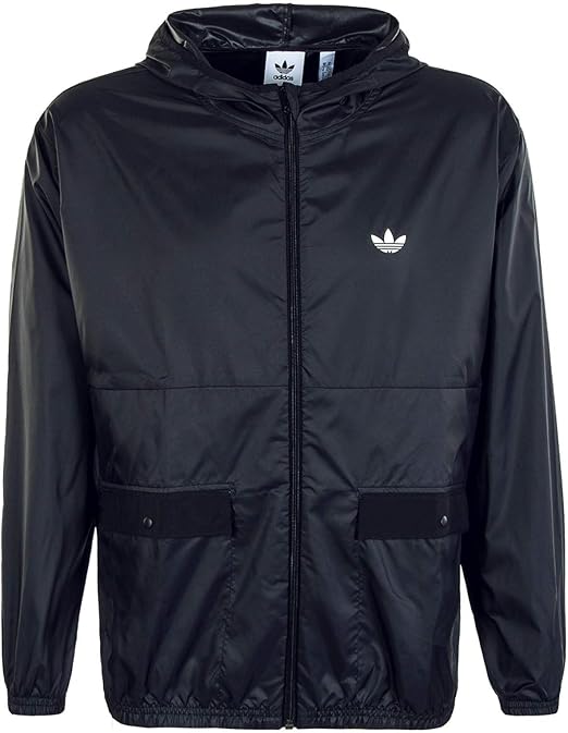 Adidas Light Windbreaker Jacket - Black: Amazon.co.uk: Clothing