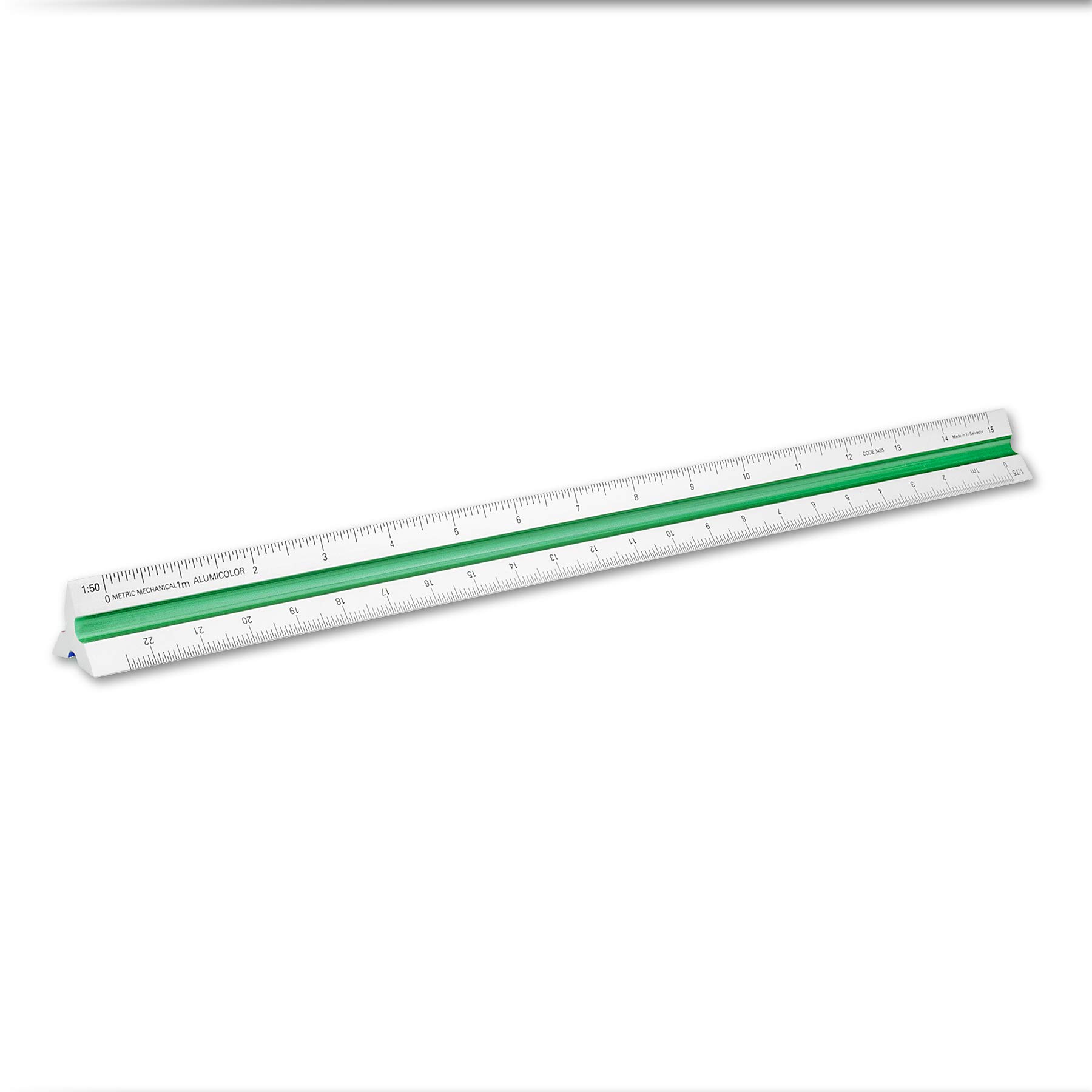 Mua Alumicolor Aluminum Mechanical Metric Color-Coded Solid Drafting Scale, 30CM, Silver trên ...