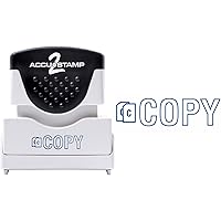 Amazon.com: ACCU-STAMP2 Message Stamp with Shutter, 1-Color, COPY, 1-5/8" x 1/2" Impression, Pre ...