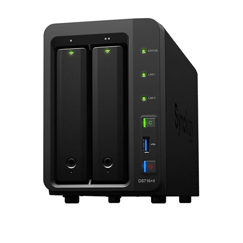 Synology NAS Storage DiskStation (DS716+II) in Kuwait | Whizz Network Attached Storage