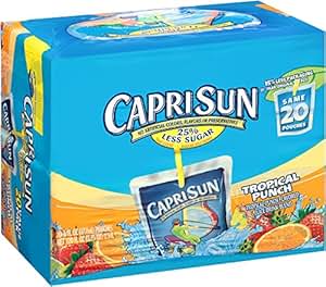 Amazon.com : Capri Sun Juice Pouches, Tropical Punch, 10 ct, 6 oz ...