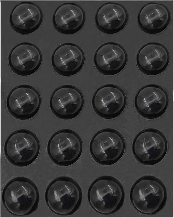 Self Adhesive Isolation Feet - Set of 20 0.75"Silicone: Amazon.co.uk ...