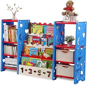 Xyanzi librería Infantil Librero de Niños, Niños Biblioteca de Plástico ...