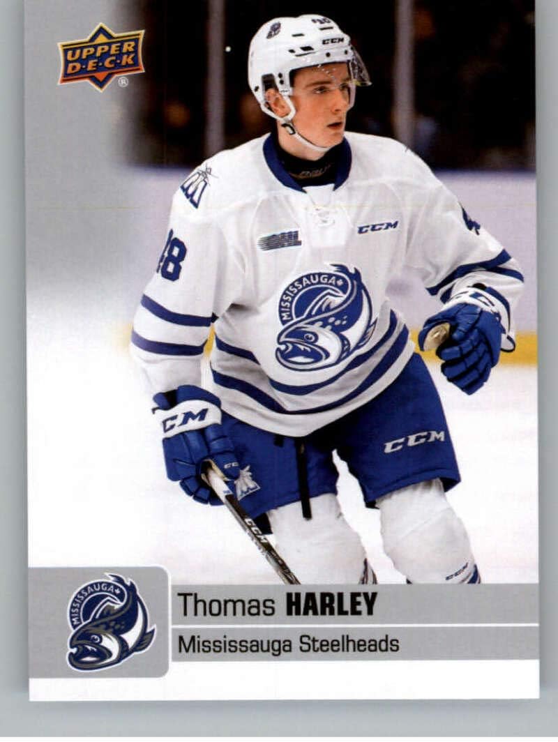 Amazon.com: 2019-20 UD CHL Hockey #5 Thomas Harley Mississauga ...