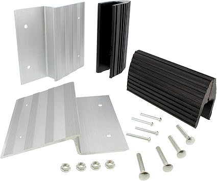 BISupply | Aluminum Ramp Kit – 8” Inch Truck Ramp Brackets and Rubber ...