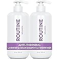 Amazon.com : Routine Wellness Shampoo and Conditioner Set for Stronger ...