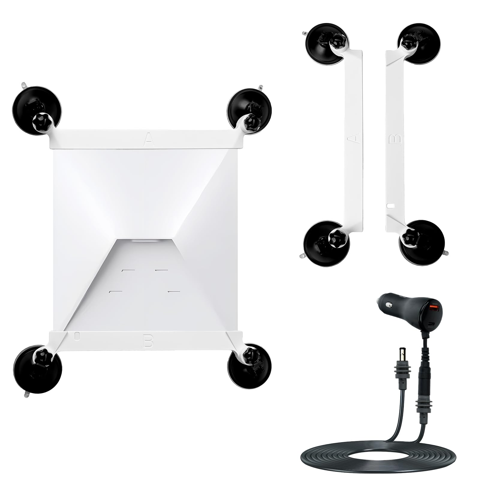 Starlink Mini Car Mounting Kit,Powerful Four Suction Cups Ensure Stable ...