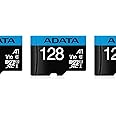 Amazon.com: ADATA Premier 128GB MicroSDHC/SDXC UHS-I Class 10 V10 A1 Memory Card with Adapter ...