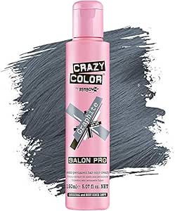 Crazy Color GRAPHITE Hair Dye - Vegan Semi Permanent Hair Color ...