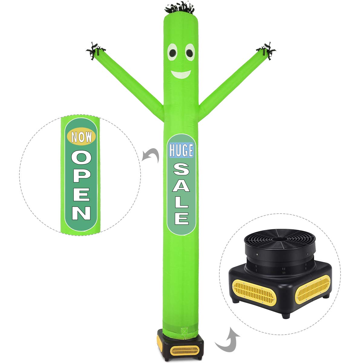 Amazon.com: Tangkula 10 ft Air Inflatable Dancer with Blower Inflatable ...