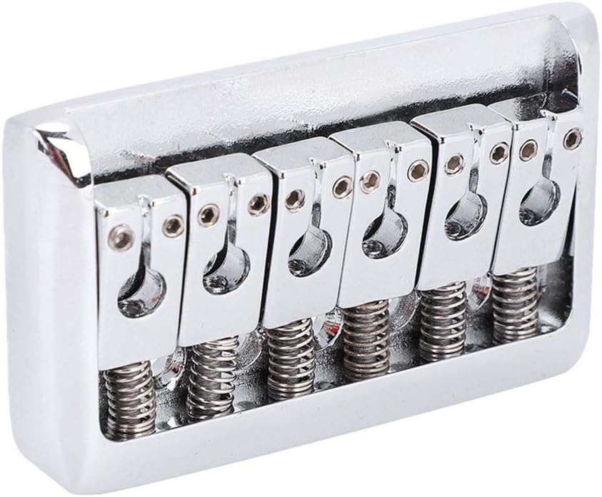 Alomejor 6 String Electric Guitar Bridge Hard Tail Top Load Fixed Hard ...