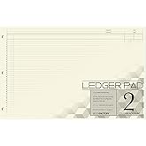 Amazon.com : BookFactory Ledger Pad/Large 10 Column Accounting Ledger ...
