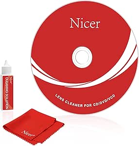Amazon.com: Nicer CD/VCD/DVD Player Cleaner Kit, Laser Lens Cleaning ...