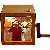 Amazon.com: ROSLILY Hand Crank Photo Album Personalized Picture Flip ...