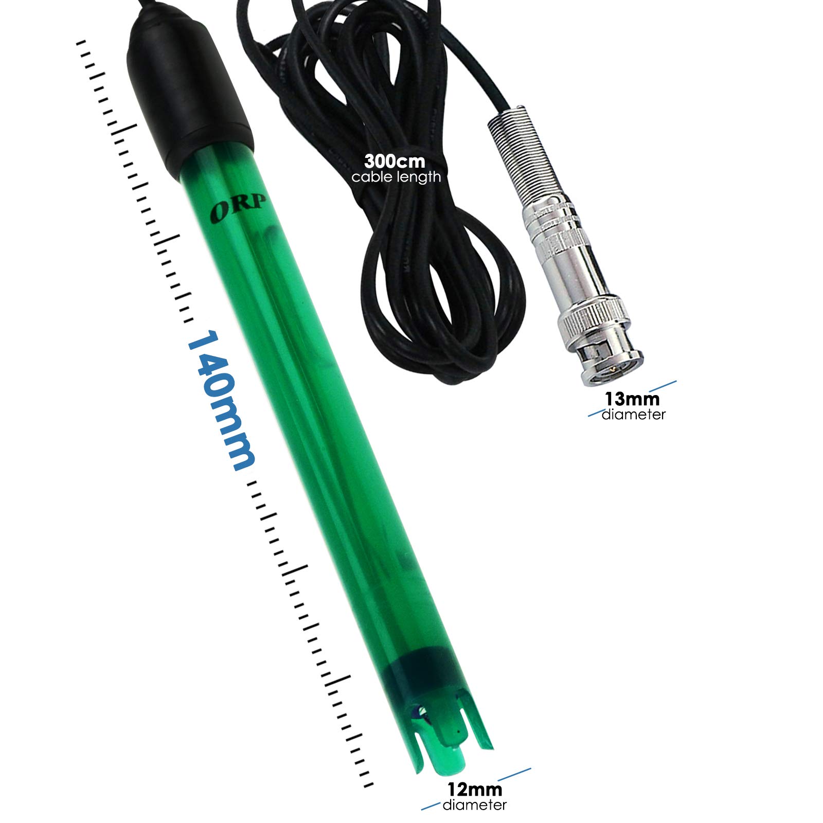 ORP Redox Electrode, BNC Type Connector Replacement Probe For Tester ...