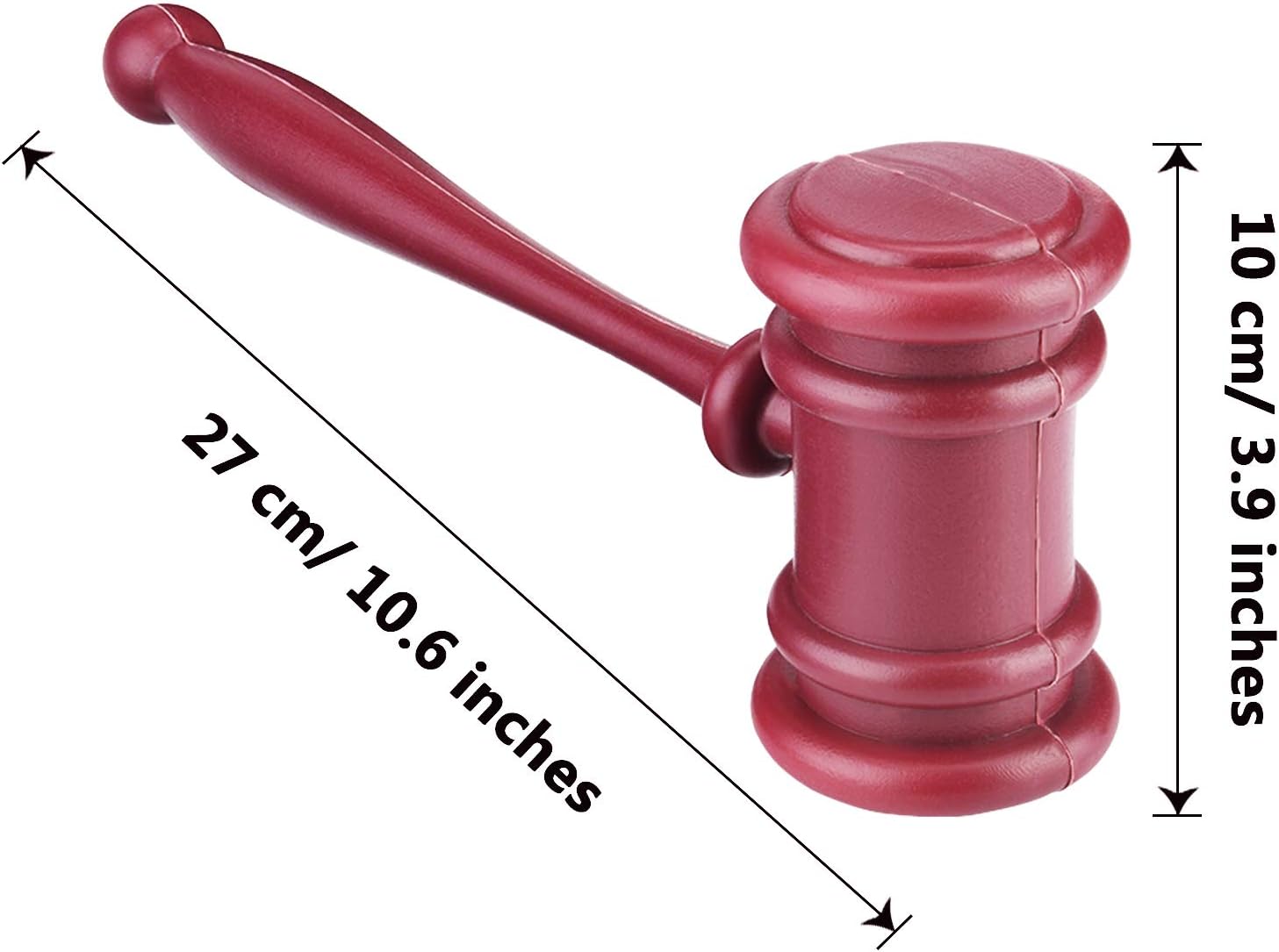 2 Pieces Plastic Judge Gavel Courtroom Gavel Prop Judge Costume ...
