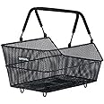 Amazon.com : Basil B.V. Unisex - Adult Cento S MIK Rear Basket Black 35 ...