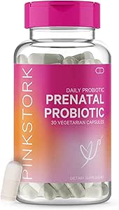 Amazon.com: Pink Stork Prenatal Probiotic: Prenatal Vitamin Probiotic ...