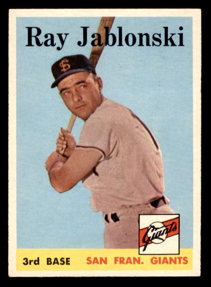Amazon.com: 1958 Topps # 362 Ray Jablonski San Francisco Giants ...