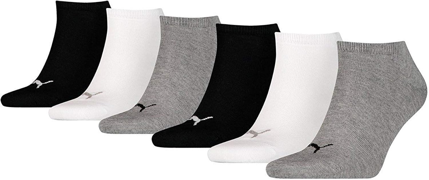 Puma unisex Sneaker Socken Kurzsocken Sportsocken 261080001 6 Paar ...