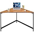 Amazon.com: SAYGOER Industrial Corner Desk Triangle Computer Desk for ...