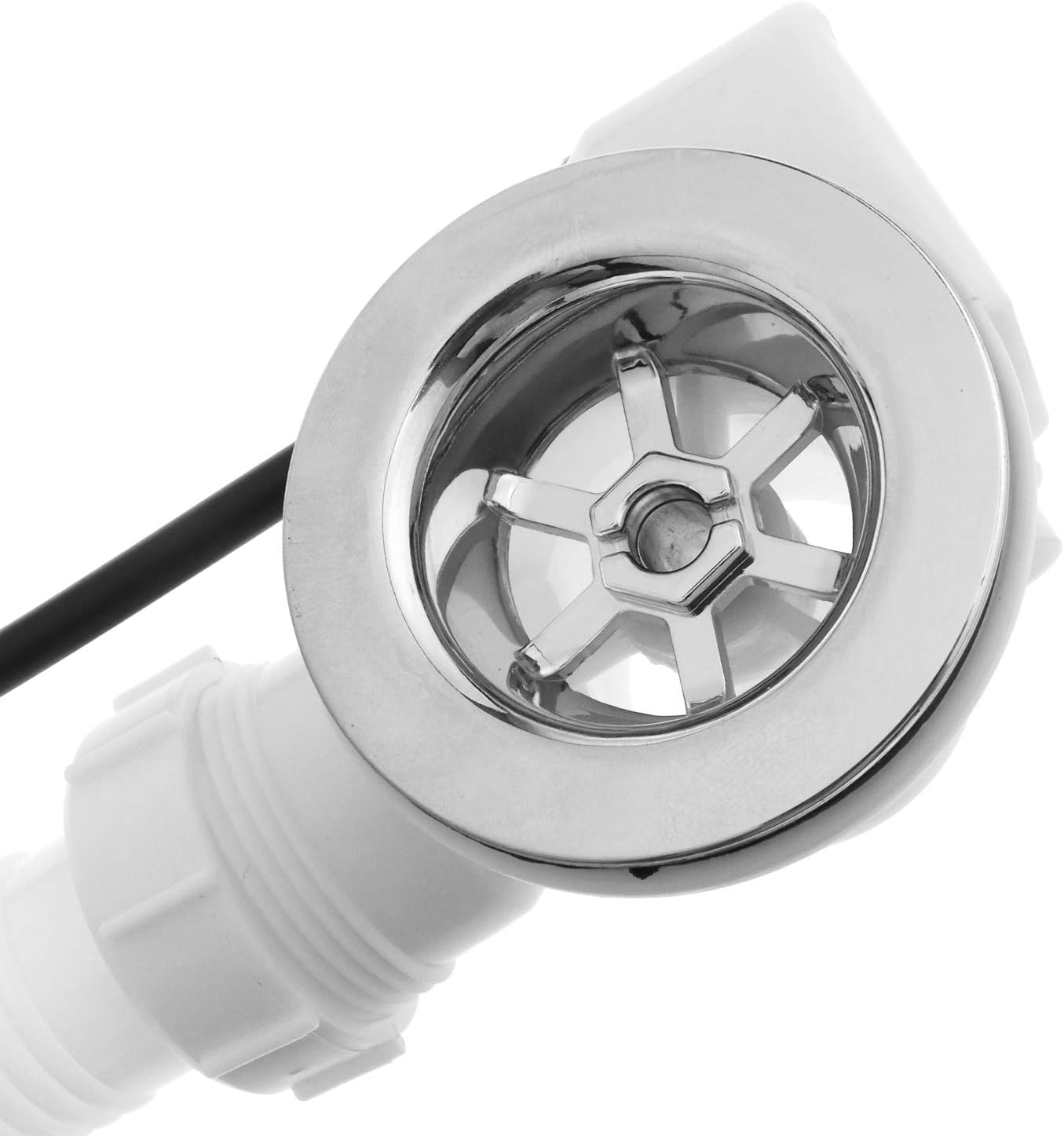 OTOTEC Bath Waste Overflow Plastic Bathroom Concealed Tub Overflow Pop ...